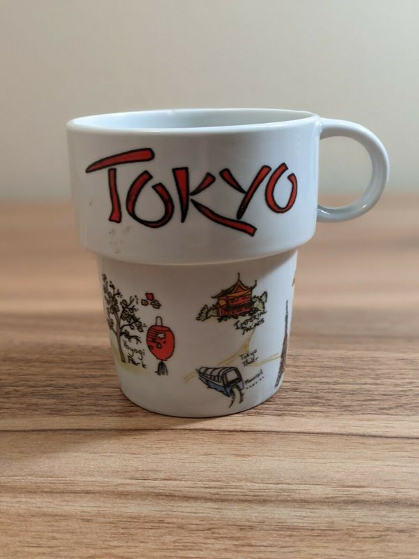 Stacking World Market 8oz. Coffee Mug Tea Cup TOKYO JAPAN World ...