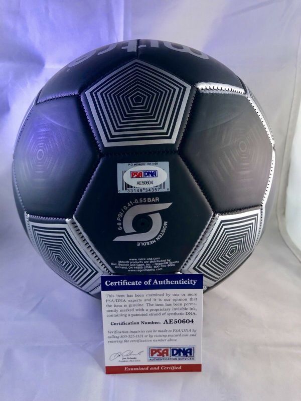 Usain Bolt Hand Signed Mitre Soccer Ball Fastest Man PSA DNA Cert ...