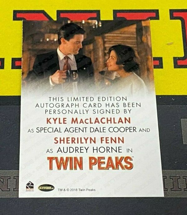 Rittenhouse 2018 Twin Peaks Kyle MacLachlan/Sherilyn Fenn Dual ...