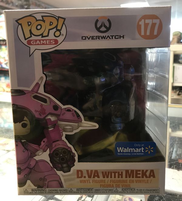 Funko Pop Games Overwatch 177 D. VA With Meka Blueberry Walmart ...