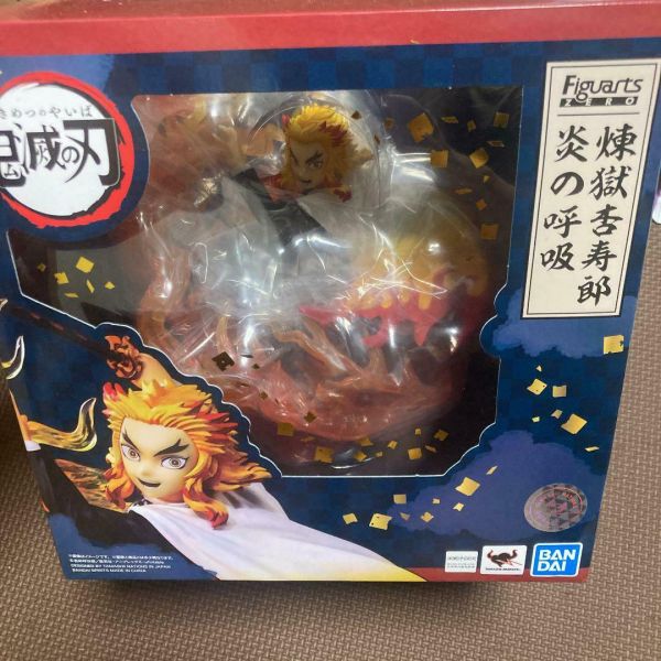 Bandai Figuarts ZERO Demon Slayer Kyojuro Rengoku Flame Breathig Figure ...