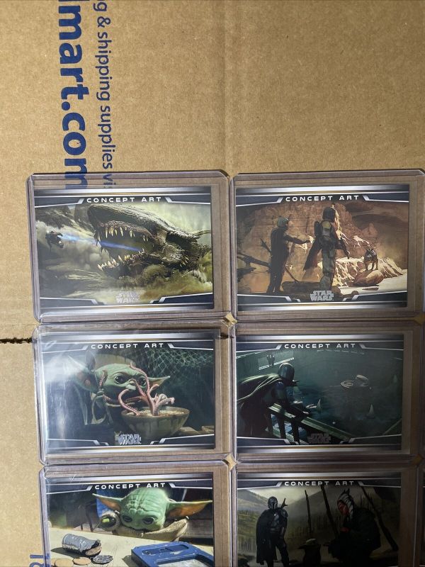 STAR WARS THE MANDALORIAN SEASON 2 CONCEPT ART COMPLETE SET Of 16 CARDS ...