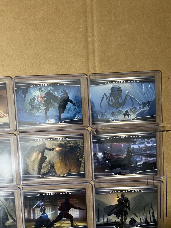 STAR WARS THE MANDALORIAN SEASON 2 CONCEPT ART COMPLETE SET Of 16 CARDS ...