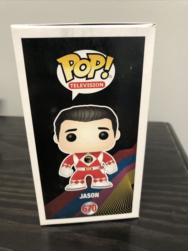 Austin St. John Signed Mighty Morphin Power Rangers Jason Funko Pop 670 ...