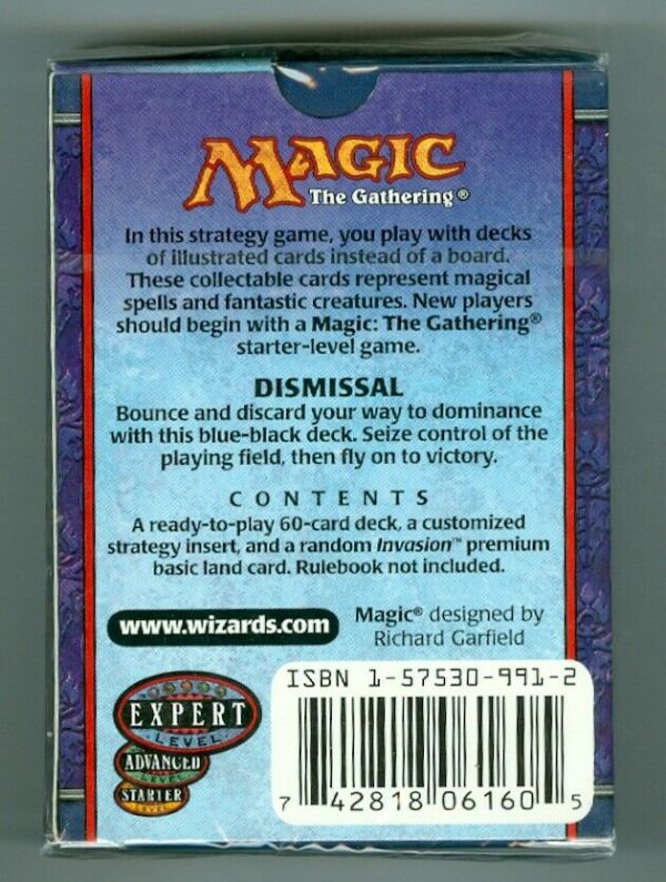 MTG Magic The Gathering INVASION DISMISSAL DECK English | #54600992