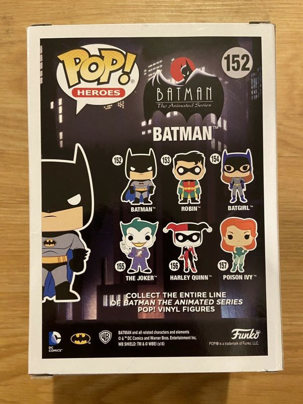 Funko Pop DC Heroes Batman 152 The Animated Series Vaulted Pop (Box ...