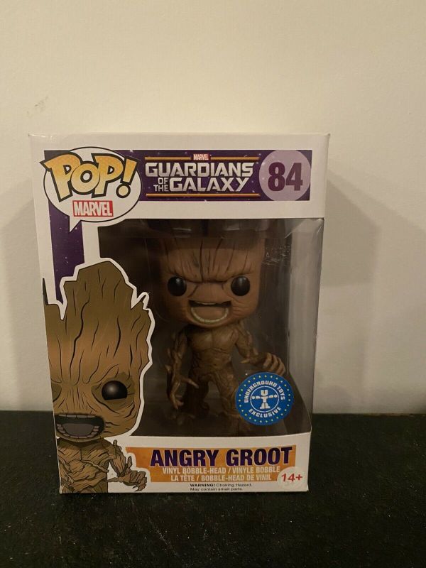 Funko Pop Guardians Of The Galaxy Angry Groot 84 Underground Toys ...