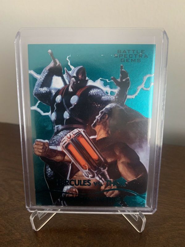 2020 Marvel Masterpieces Battle Spectra Gems Card, Hercules Vs Thor ...