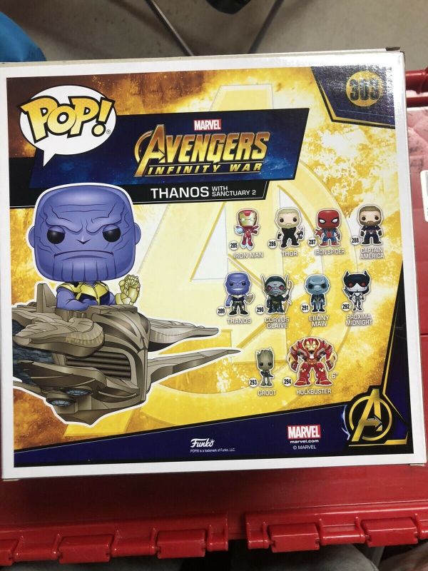 Funko Pop Heroes - Thanos With Sanctuary 2 Marvel Collectors Corps Ex ...