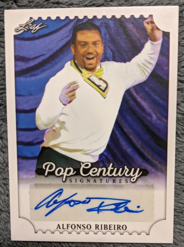 2016 LEAF POP CENTURY AUTOGRAPH CARD - ALFONSO RIBEIRO | #54702097