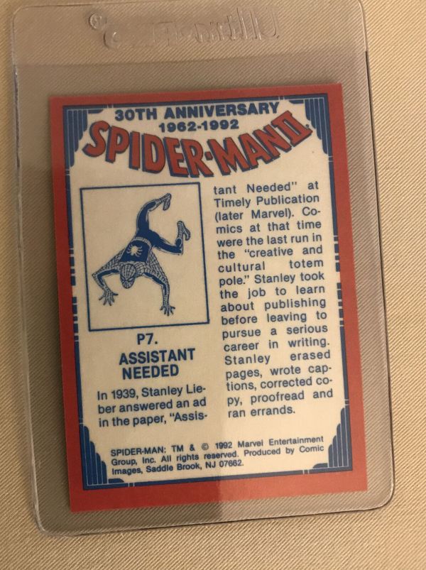 1992 Marvel Spider - Man 30th Anniversary Comic Images Prism 6 Card ...