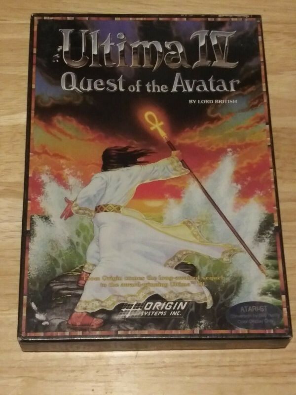 Vintage 1985 Origin Systems Atari ST Ultima IV Quest Of The Avatar ...
