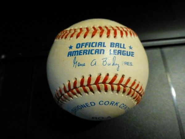Alan Trammell Signed American League Baseball With Case & | #54550412