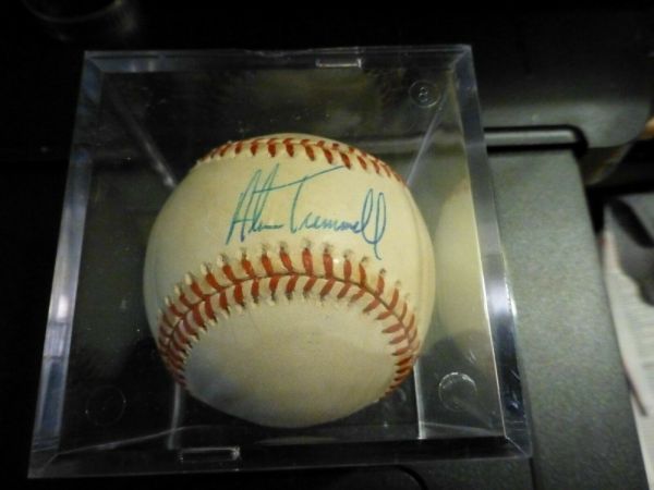 Alan Trammell Signed American League Baseball With Case & | #54550412