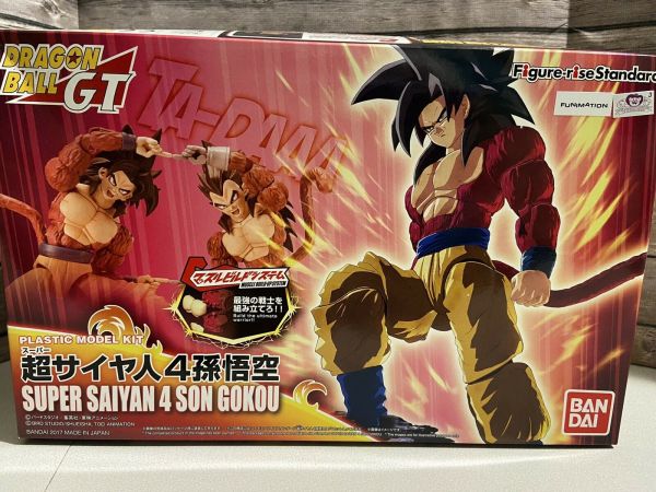 Figure Rise Standard Dragon Ball GT Saiyan 4 Son Goku Model Kit Bandai ...