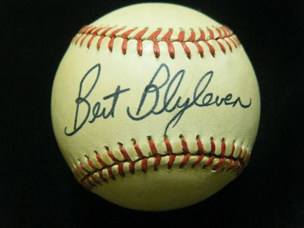 Vintage Bert Blyleven HOF Twins Signed AL Brown Baseball | #54606569