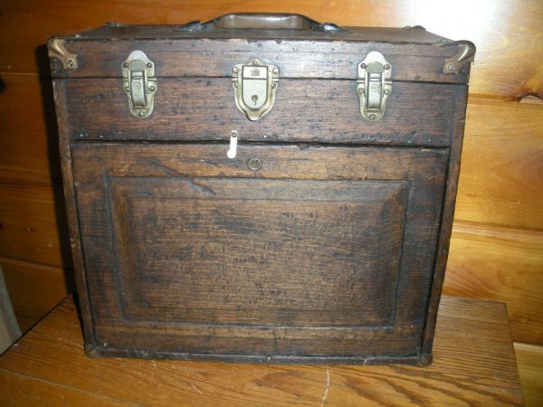 Vintage Wooden Machinist 7 Drawer Tool Box / Solid Oak Wood /1940 ' S ...