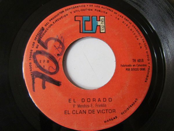 EL CLAN DE VICTOR " EL DORADO/LOS ROQUES " 7 " SALSA LATIN JAZZ ...