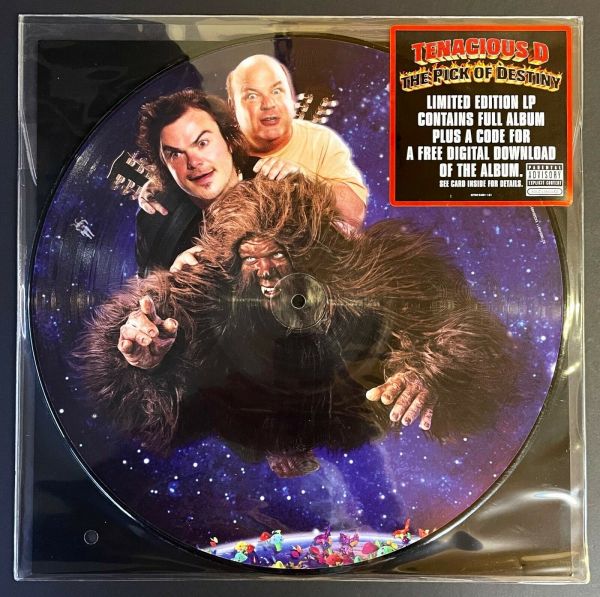 TENACIOUS D The Pick Of Destiny LTD LP PICTURE DISC Jack Black PROMO ...