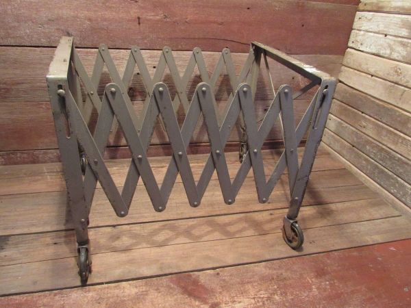 Vintage Funeral Expanding Church Truck Casket Cart Dolly Folding Coffin ...