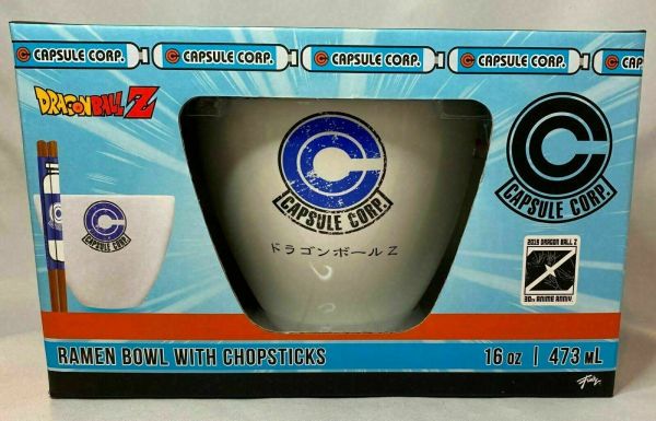 Dragon Ball Z Capsule Corp. Ramen Bowl With Chopsticks | #54905672