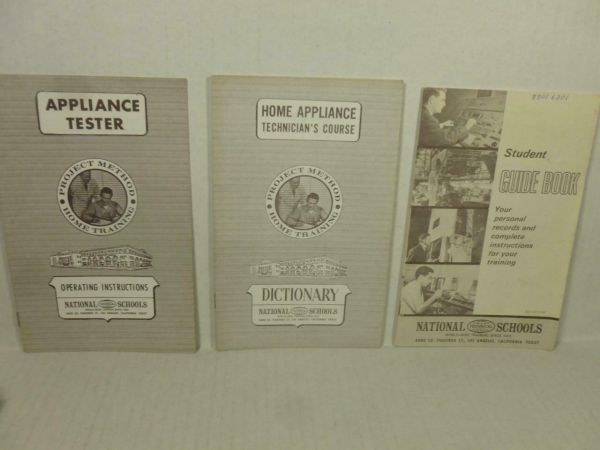 Vintage National Technical School Home Appliance 37 Lesson Booklets ...