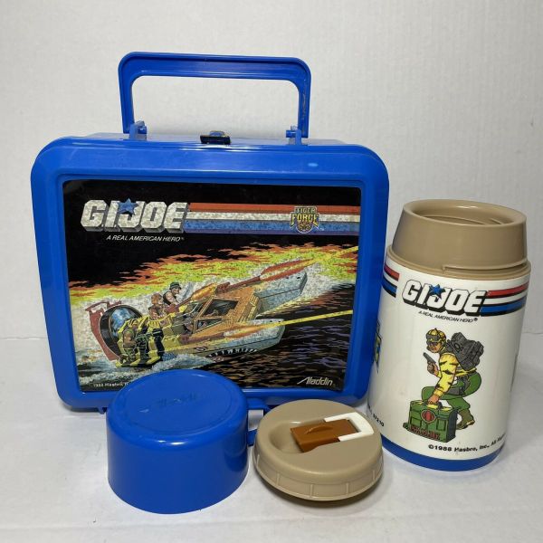 GI Joe A Real American Hero 1988 Vintage Plastic Lunch Box With Thermos ...