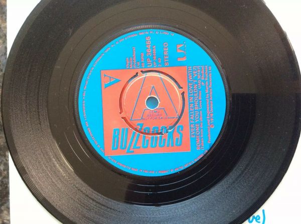 Rare Punk 7” Vinyl Buzzcocks Ever Fallen In Love With Promo Demo Damned ...