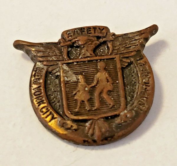 Vintage York City Department Of Traffic Safety Medal/Pin | #54821039