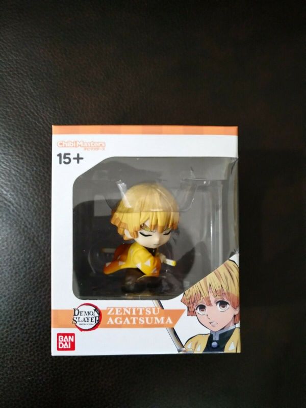 Demon Slayer Zenitsu Agatsuma Bandai Chibi Masters 3 " Kimetsu No Yaiba ...
