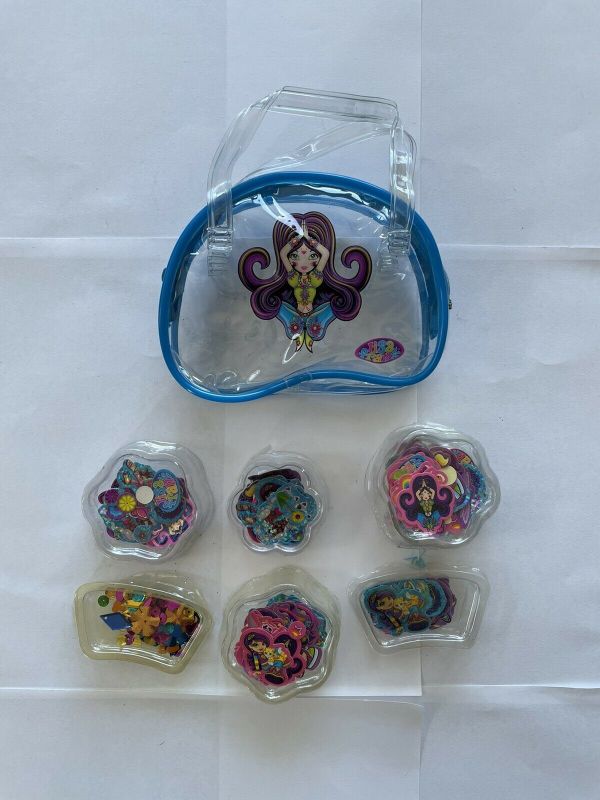 Vintage Lisa Frank Mini Genie Zipper Pouch With Character Confetti ...