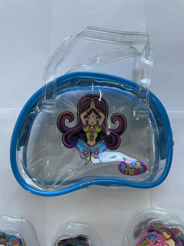 Vintage Lisa Frank Mini Genie Zipper Pouch With Character Confetti ...