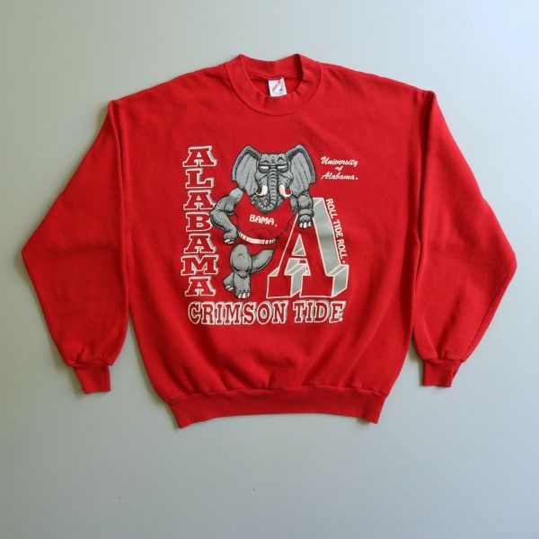 Vintage University Of Alabama Crimson Tide Crew Neck Sweatshirt | #54873214