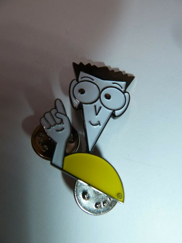 For Dummies Book Series Logo Metal Spring Bobblehead Lapel Pin Mascot ...