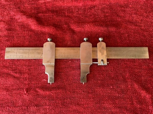 Vintage Standard Tool Co. ATHOL, Mass. Trammel Point Caliper Gauge ...