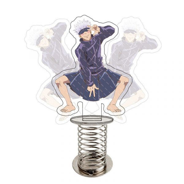 Jujutsu Kaisen Gojo Satoru Funny Standing Figure Desk Display Acrylic ...