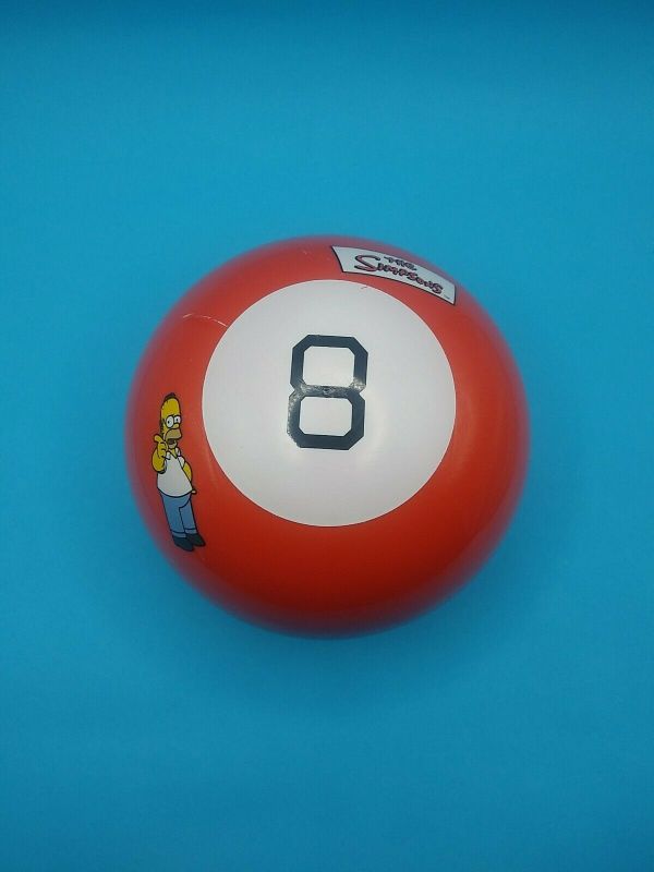 The Simpsons Magic 8 Ball Red Red And Yellow Homer Simpson | #55443501