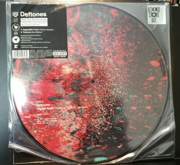 Deftones Digital Bath 2021 RSD Record Store Day Exclusive Picture Disc ...