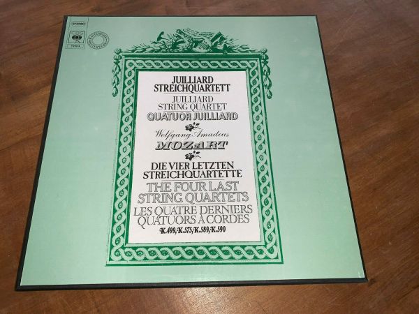 Mozart Four Last Quartets JUILLIARD STRING QUARTET CBS MASTERWORKS 2LP ...