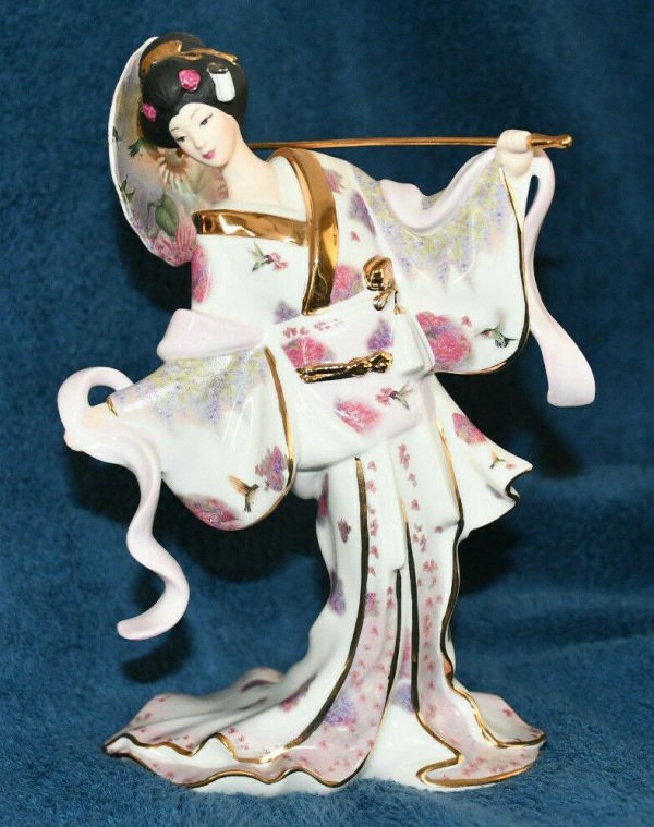 Silken Whispers HEAVENLY MAIDEN Bradford Exchange Geisha Japanese ...