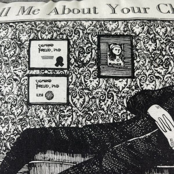 Sigmund Freud Wind - Up Music Box Throw Pillow Tell Me About Your ...