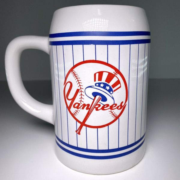 Vintage York Yankees World Series Champions Beer Stein Mug Cup MLB ...