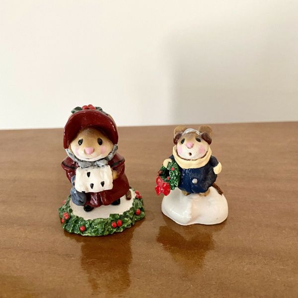 Retired Wee Forest Folk Mouse Christmas Carol Annette Petersen 1982 ...