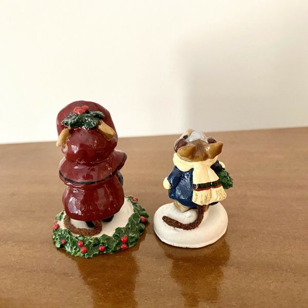 Retired Wee Forest Folk Mouse Christmas Carol Annette Petersen 1982 ...