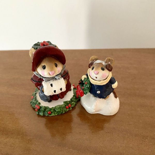 Retired Wee Forest Folk Mouse Christmas Carol Annette Petersen 1982 ...