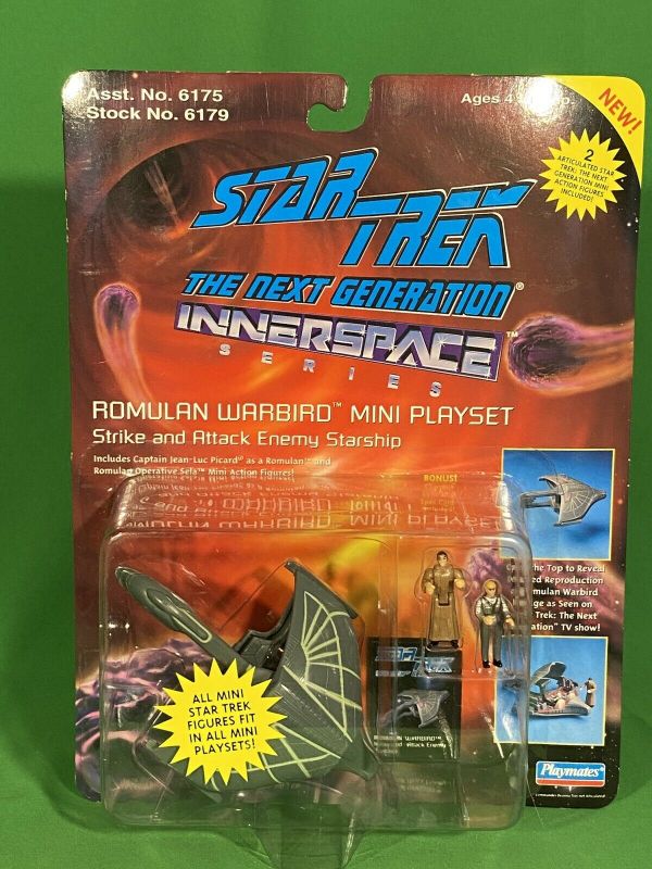 Star Trek The Next Generation Innerspace Series Romulan Warbird Mini ...