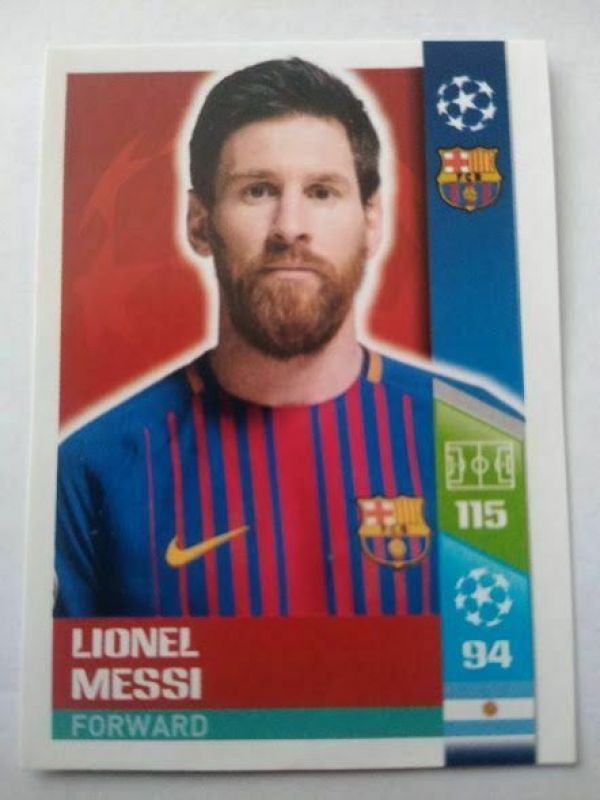 Brazil Version Topps UEFA Champions 2017/18 Lionel Messi | #55656897