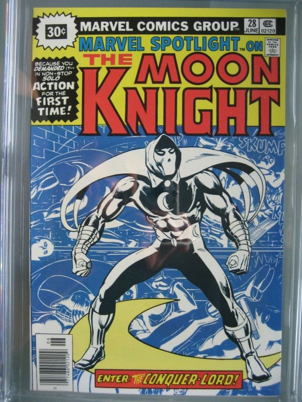 Marvel Spotlight 28 30 Cent Price Variant CGC 9. 8 WP 1st Solo Moon ...