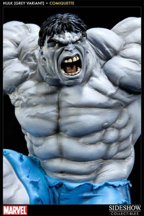 Sideshow Exclusive Marvel Avengers Grey Hulk Figure Statue Comiquette ...