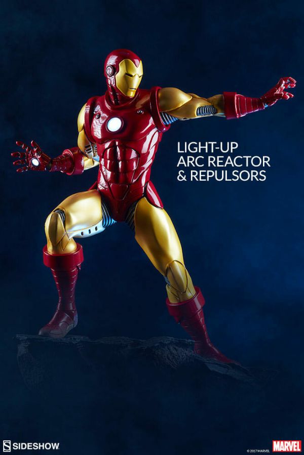 Iron Man Statue By Sideshow Collectibles Avengers Assemble Exclusive ...